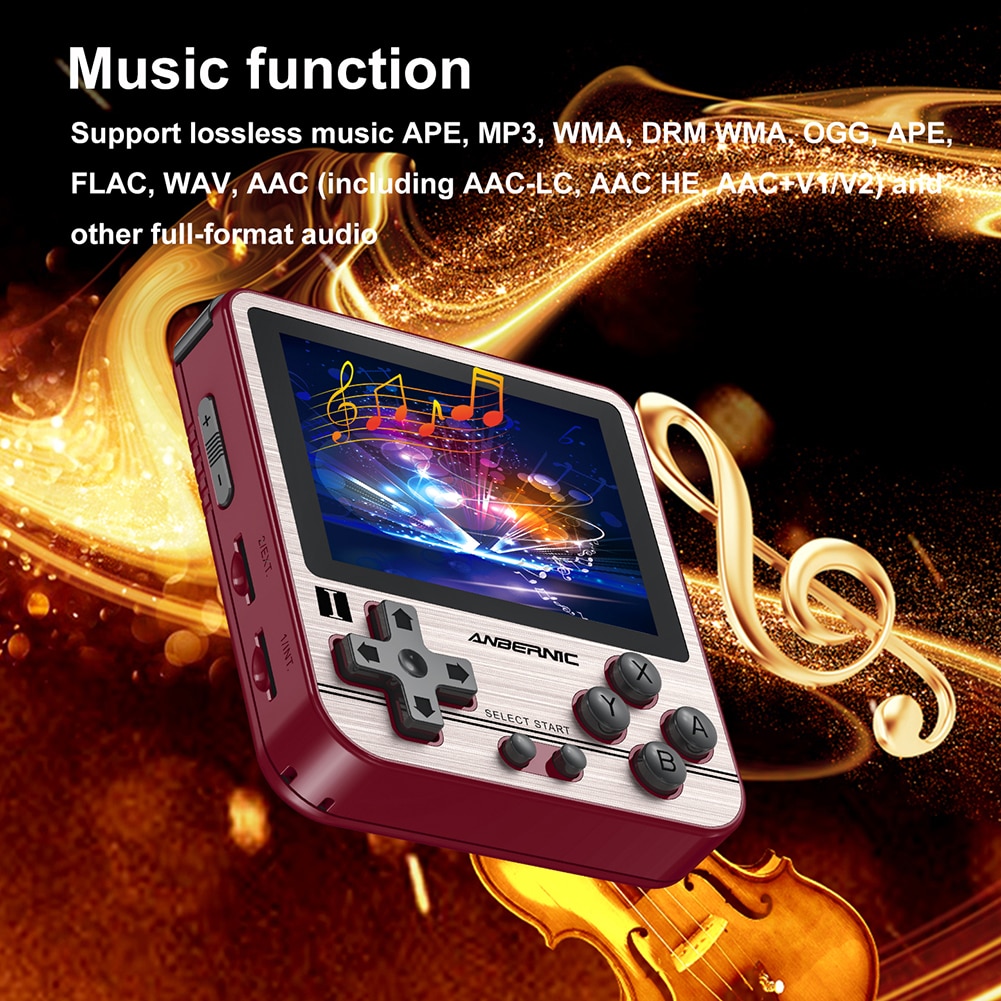 Anbernic Rg280v Konsol Game Retro Saku Portabel 16gb 32gb Sistem Sumber Terbuka Pemutar Game 